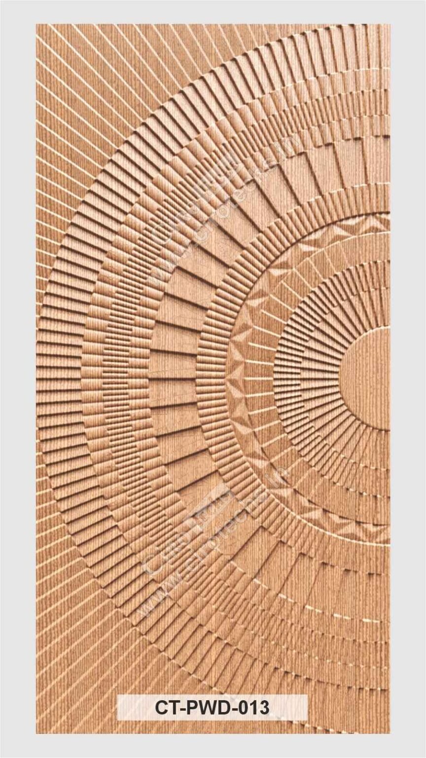 3D CNC Wall Panel Design – CT-PWD-013 Geometric Pattern - Cirotechs